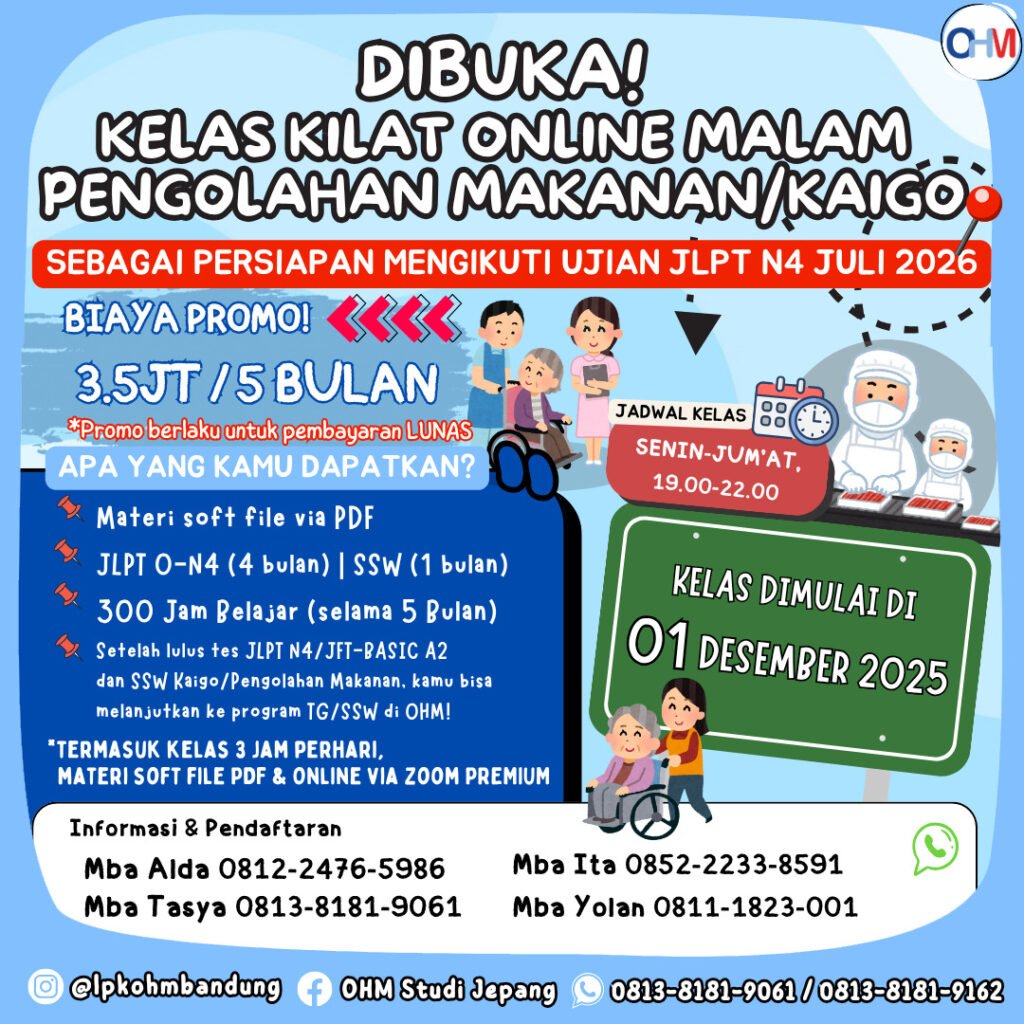 Kelas Kilat online Desember 2025 | OHMgroup